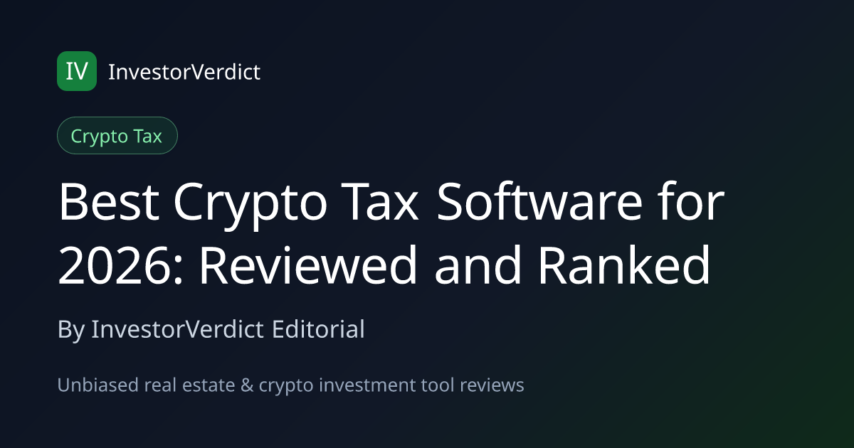Best Crypto Tax Software 2026 — Reviewed & Ranked by Experts ...